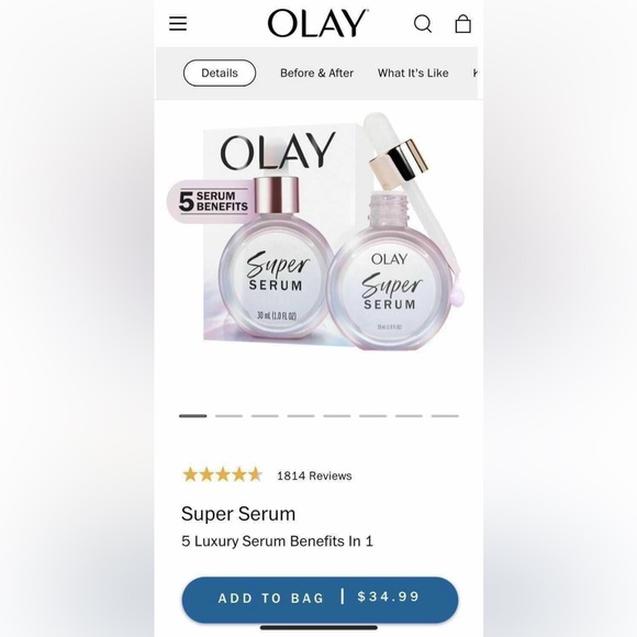 OLAY | Skincare | New 2 Pack Full Size Olay Super Serum Anti Aging ...